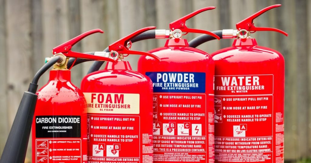 Different Types of Fire Extinguisher - FireArrest